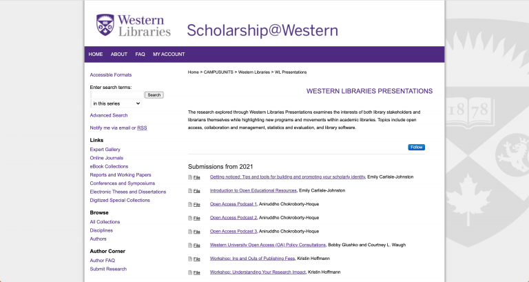 FIMS Graduate Library